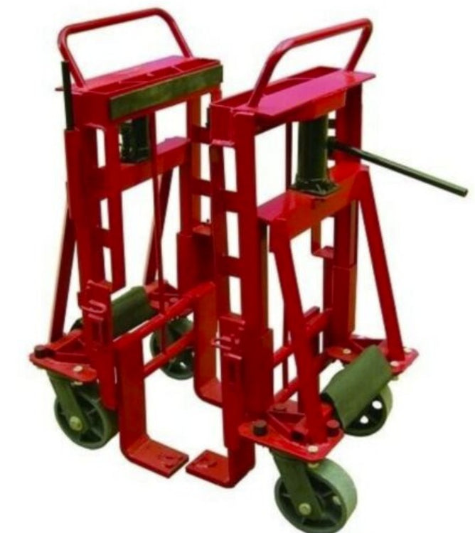 Raise & Roll Machinery Mover – 4.5 Ton Roller Dolly Trolley Skates Jac